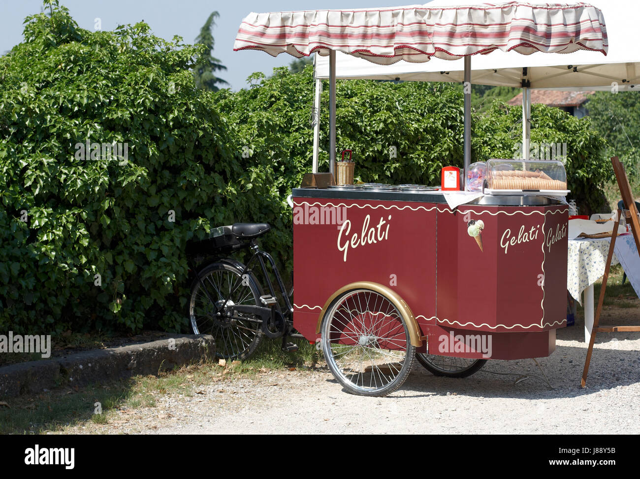 canopy, ice cream, ice-cream, icecream, dessert, wheels, box, boxes ...