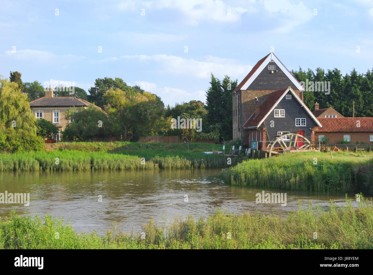 mill, water wheel, landscape, scenery, countryside, nature, english ...