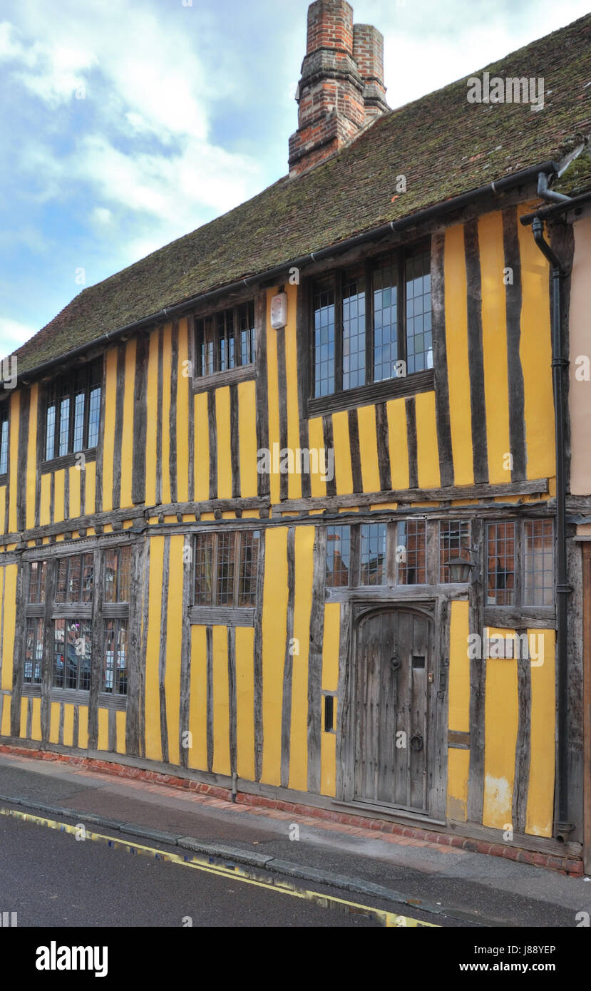 wood, oak, cottage, yellow, wood, oak, cottage, yellow, suffolk ...