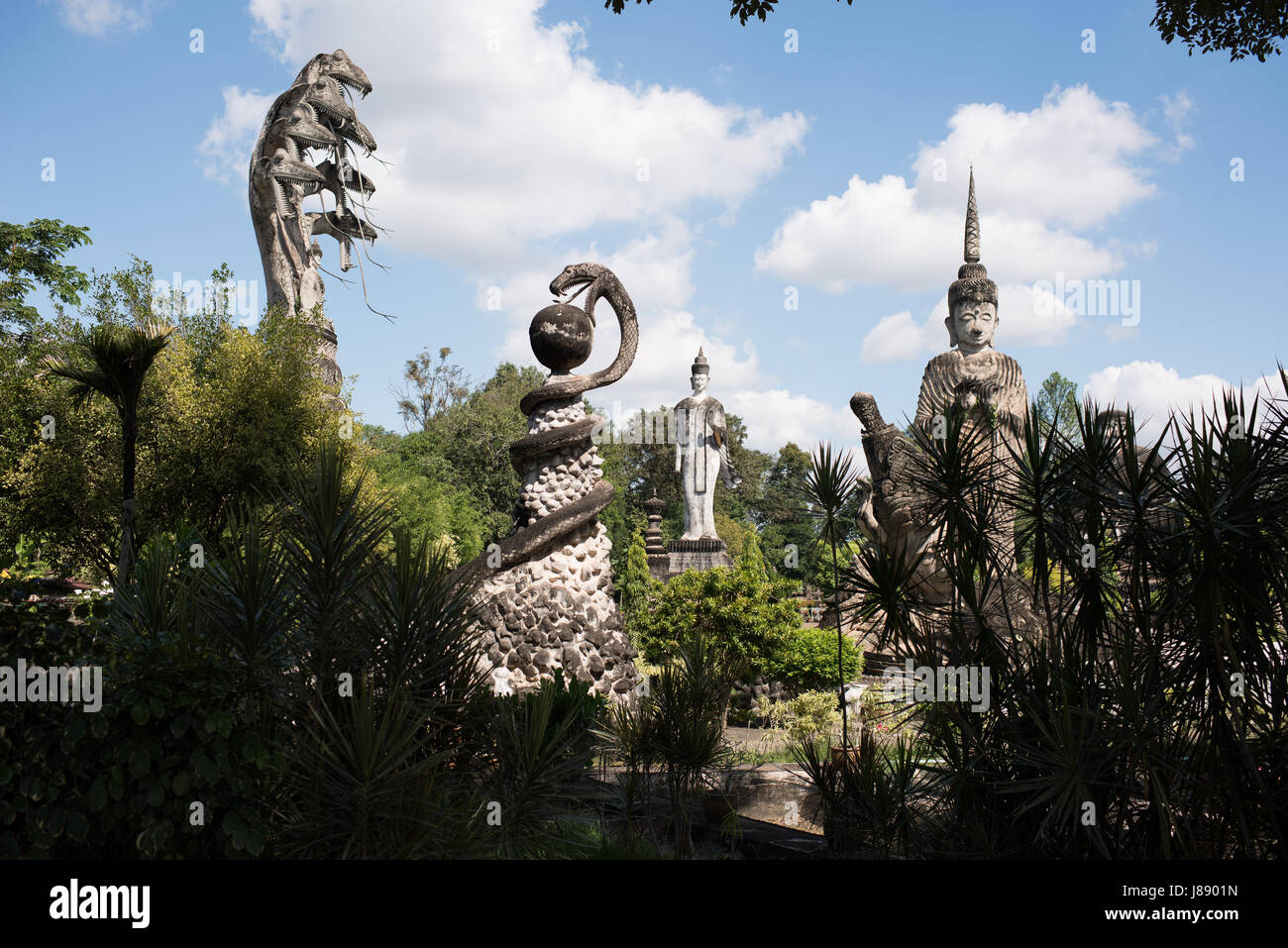 Sala Kaeo Ku, Sculpture Park, Nong Khai, Thailand Stock Photo - Alamy