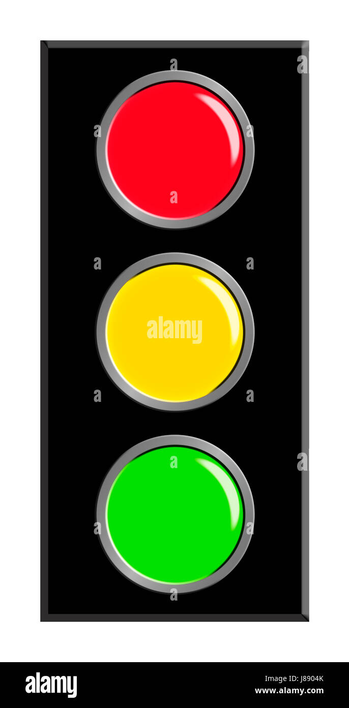 Election red green yellow traffic lights green lights Cut Out Stock ...