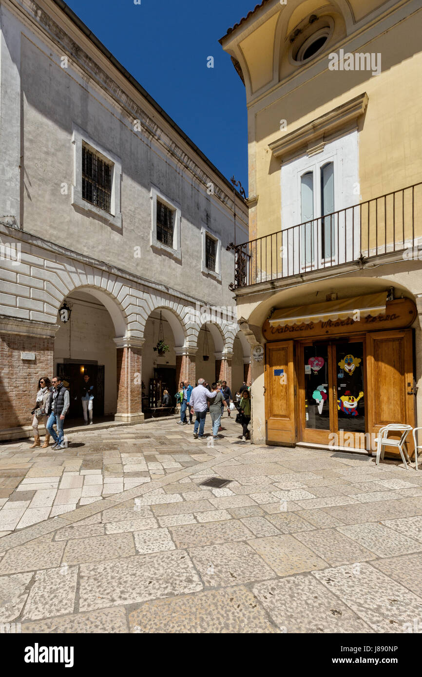 Sant'Agata dei Goti (Benevento, Italy) - View of the old town Stock ...
