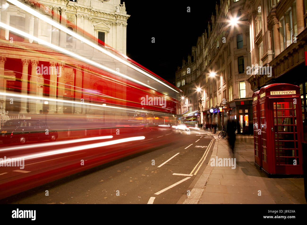 telephone box, phonebooth, telephone kiosk, telephone booth, night ...