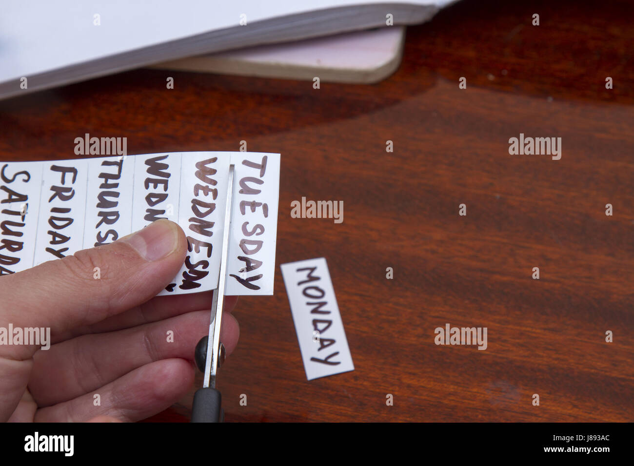 Monday tuesday wednesday thursday friday hi-res stock photography and ...