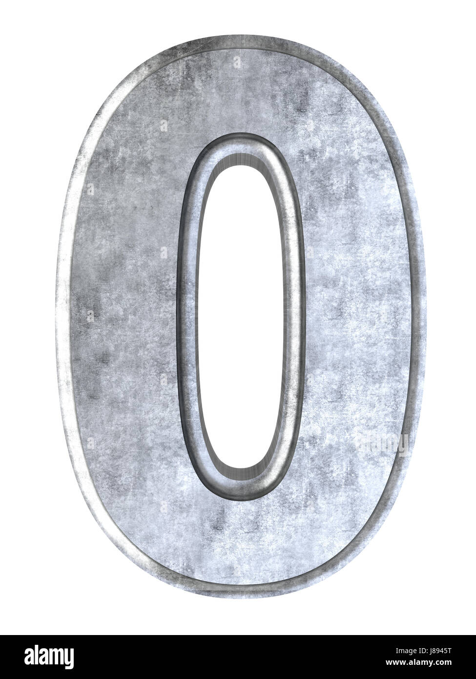 isolated, graphic, iron, steel, illustration, metal, zero, number, text ...