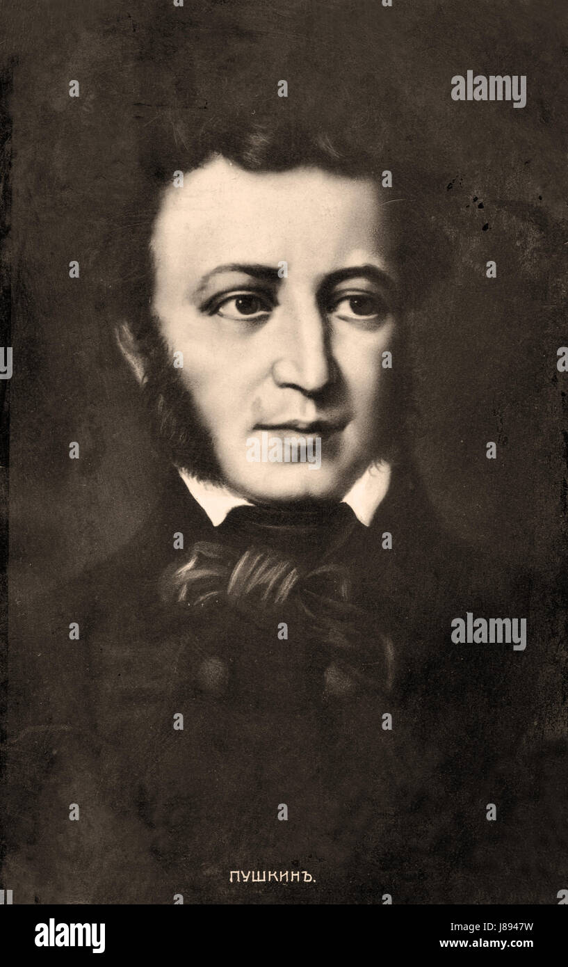 Portrait Of Pushkin High Resolution Stock Photography and Images - Alamy