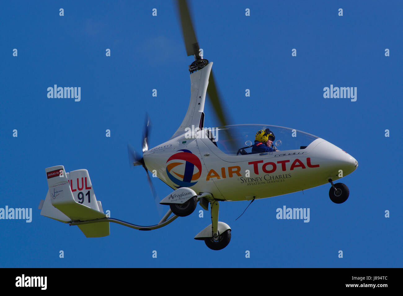 Calidus Autogyro G-ULUL, at East Kirkby Stock Photo - Alamy