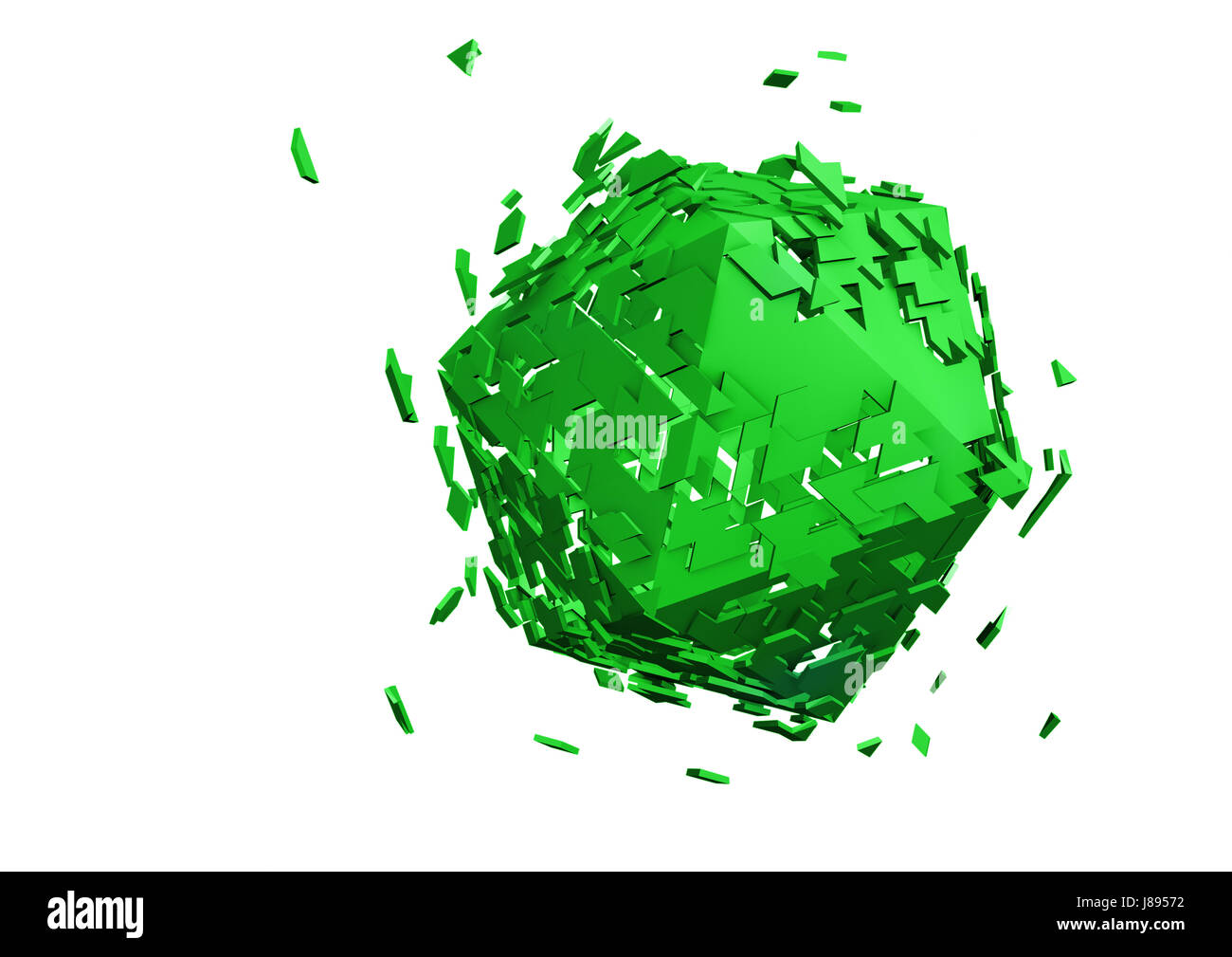 isolated, geometry, smash, batter, shattered, isolated, shape, element ...