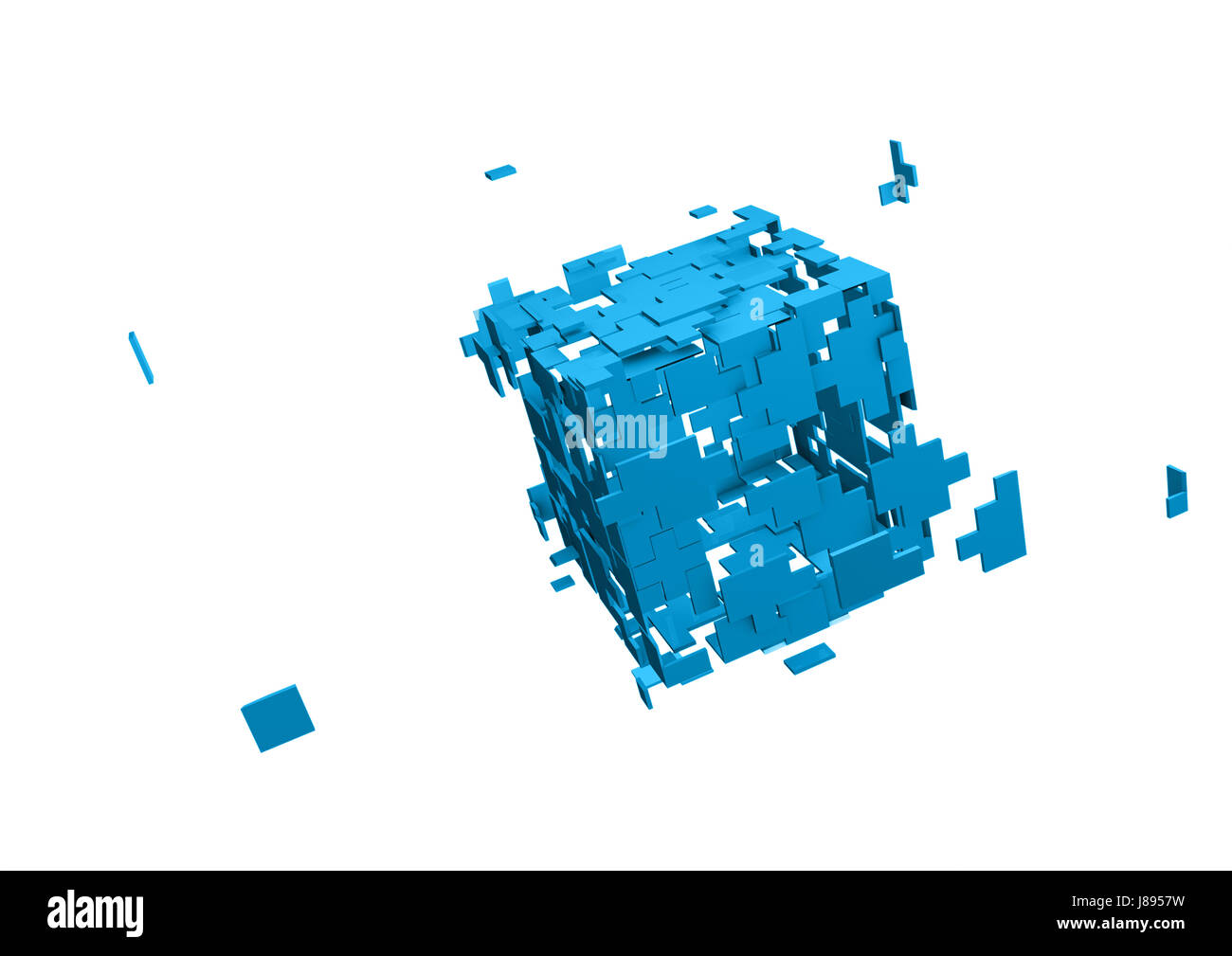 isolated, shape, abstract, cube, design, shaping, formation, model ...