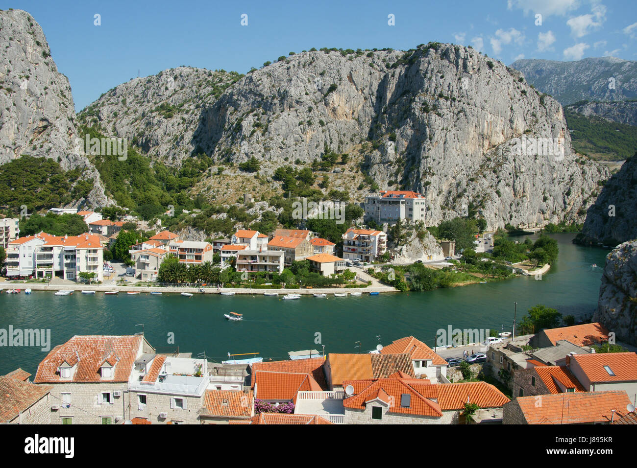 omis pirate town in croatia Stock Photo - Alamy