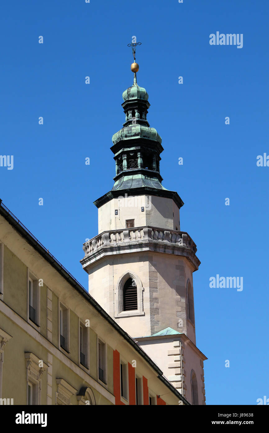 tower, church, steeple, style of construction, architecture ...
