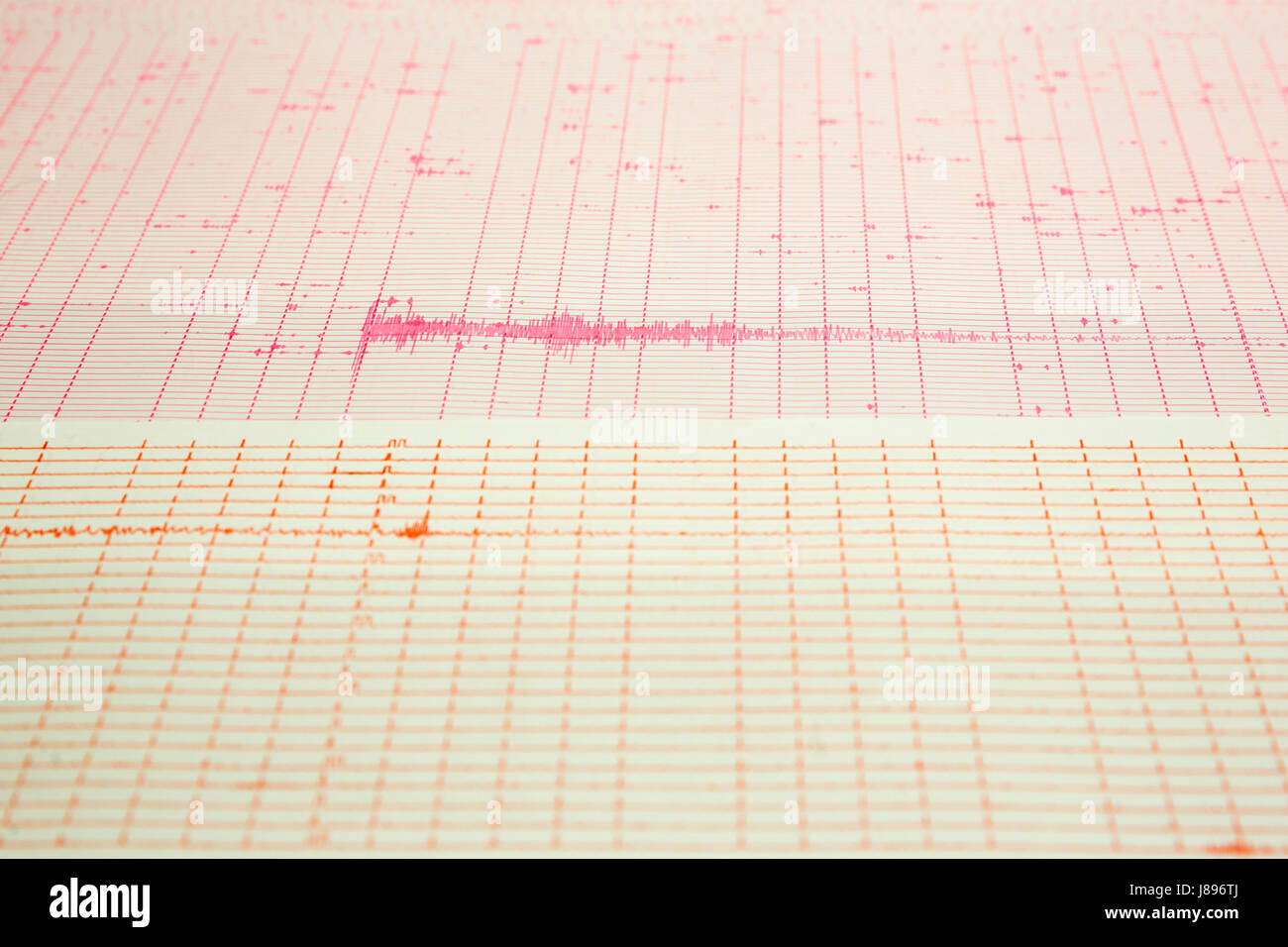 Seismological device for measuring earthquakes. Seismological activity ...