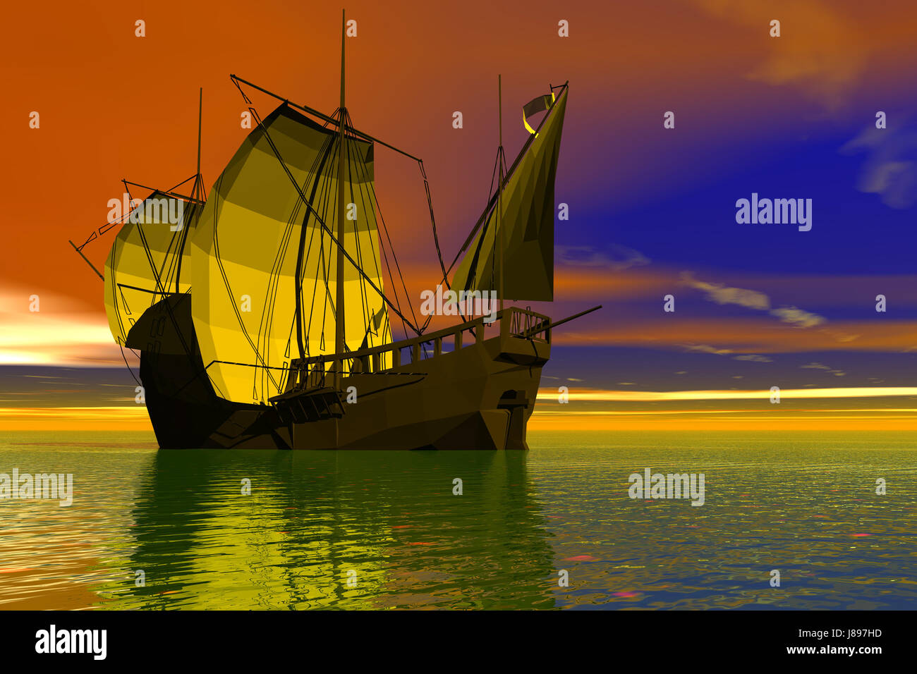 old sailing ship Stock Photo - Alamy