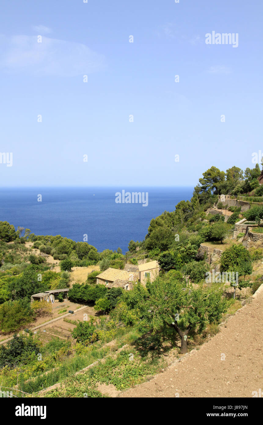 mountains, mallorca, spain, water, mediterranean, salt water, sea ...
