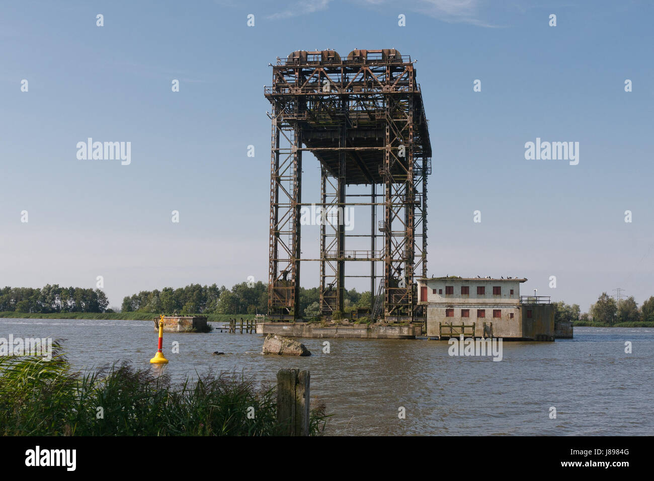 railroad lift bridge Stock Photo - Alamy