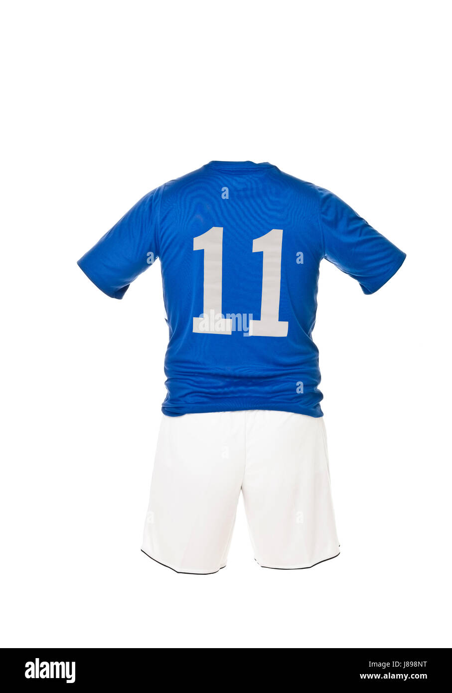 blue, sport, sports, isolated, uniform, shirt, clothing, number, eleven ...