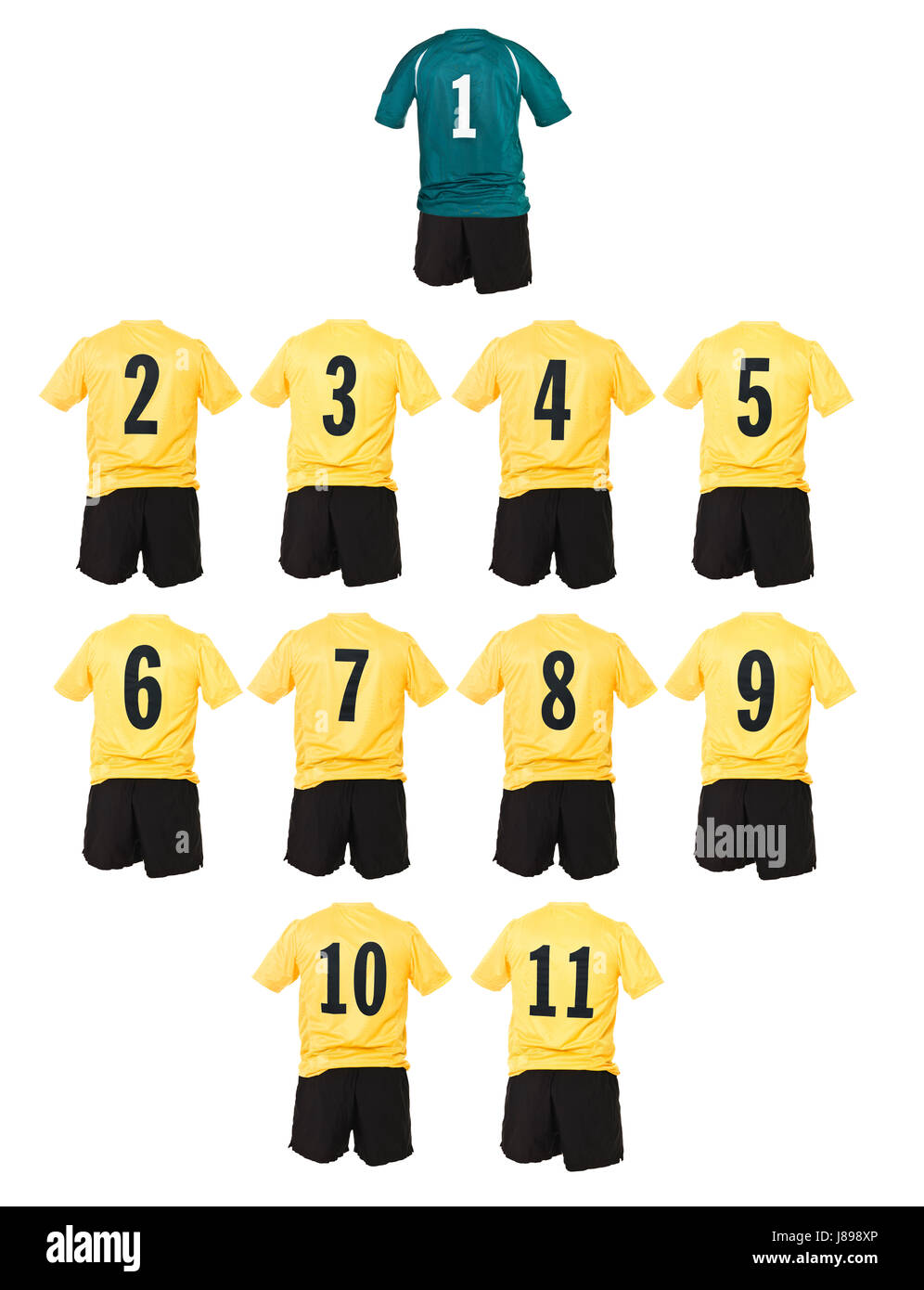 Football shirt numbers hi-res stock photography and images - Alamy