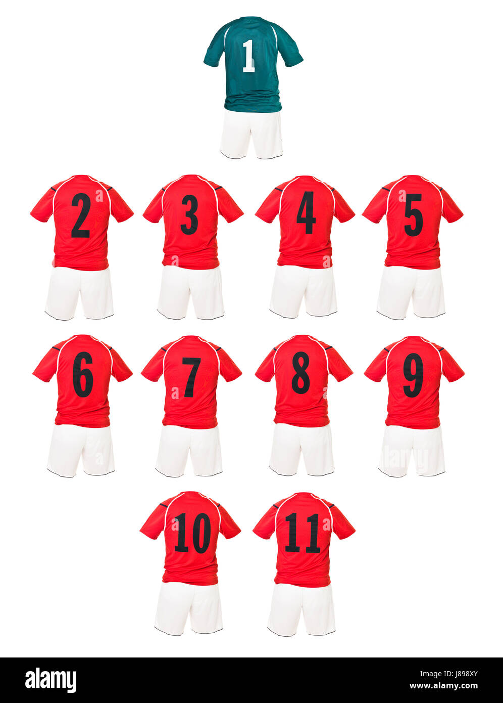 Football shirt numbers hi-res stock photography and images - Alamy