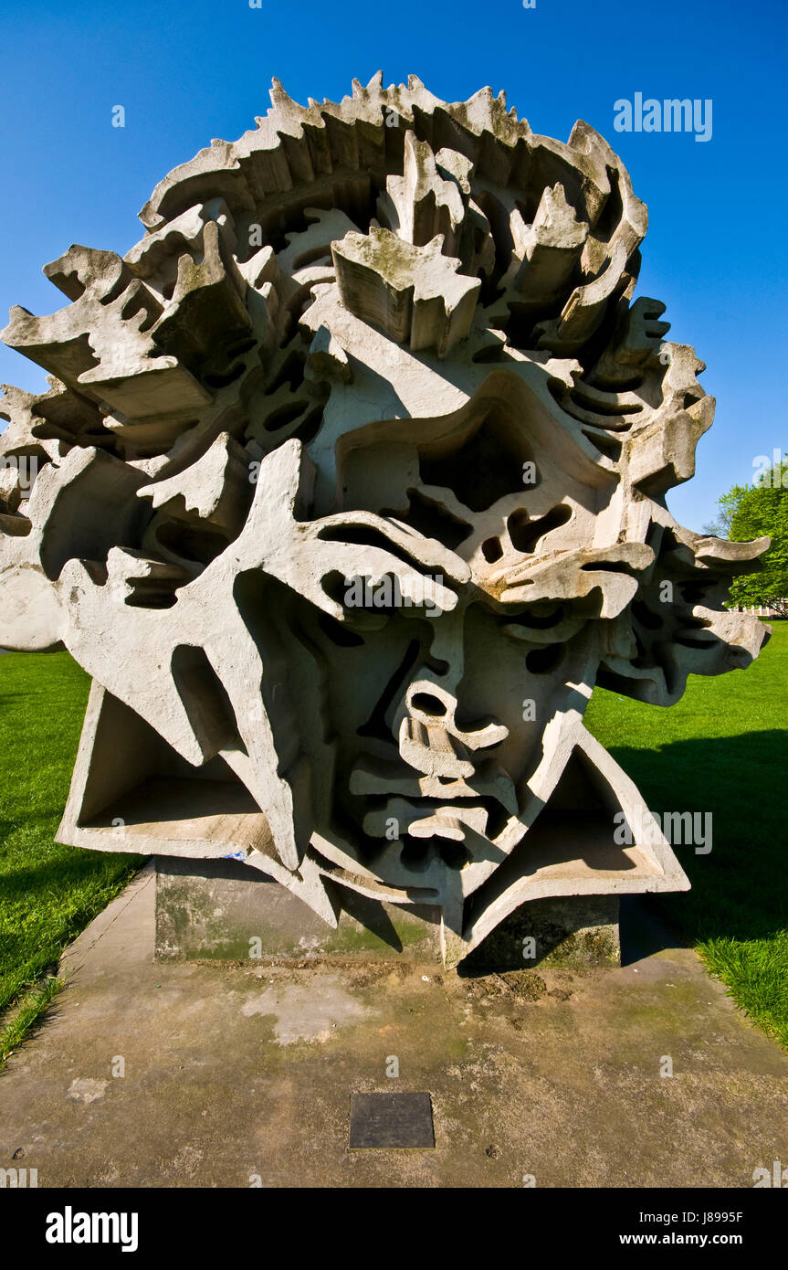 monument, music, art, stone, statue, portrait, sculpture, europe ...