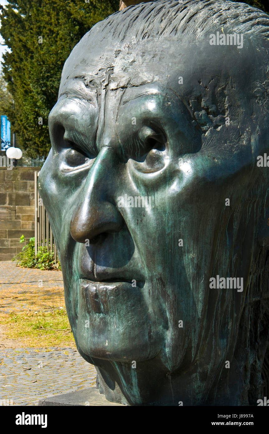 monument, statue, sculpture, germany, german federal republic ...