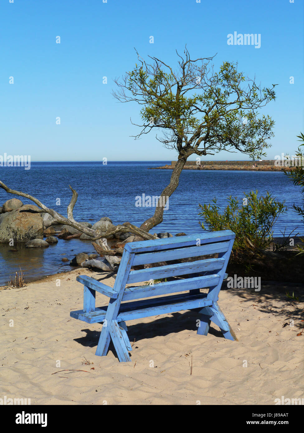 on the beach in kivik Stock Photo - Alamy