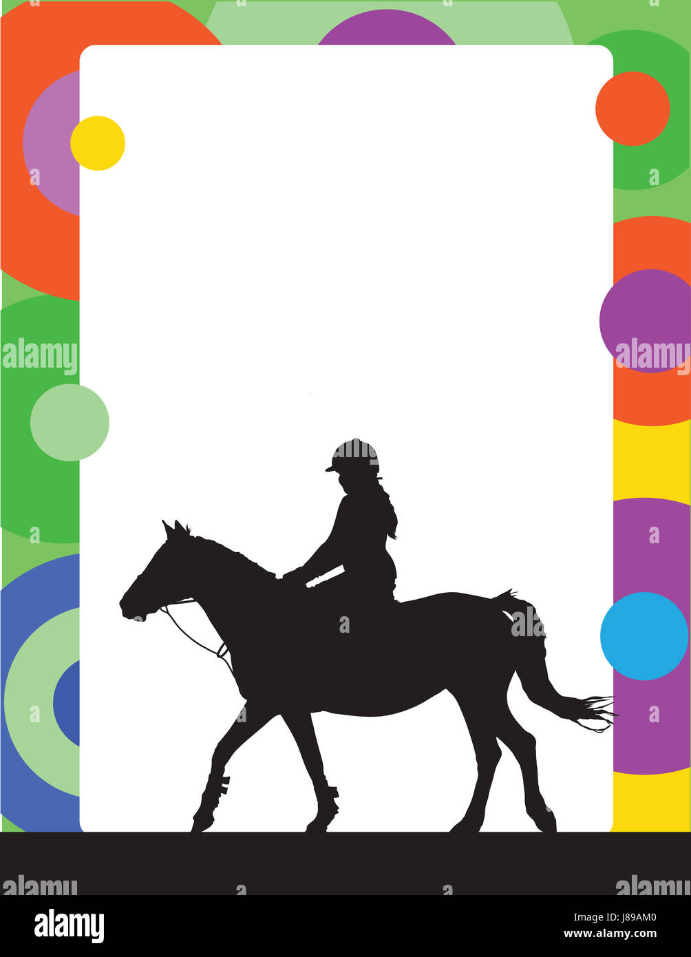 horse, illustration, rider, equestrian, child, girl, girls, walk, go ...