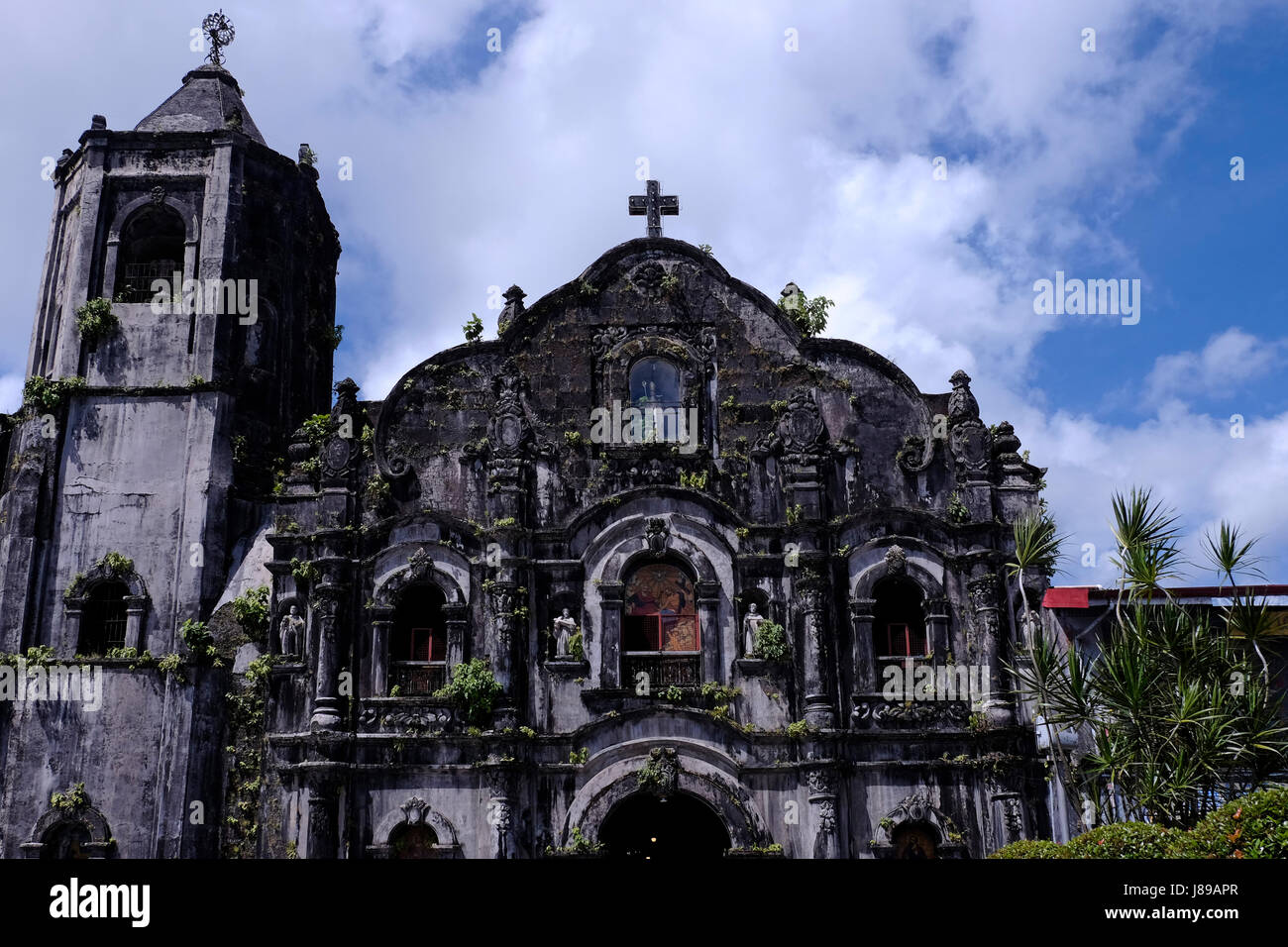 Exterior of the Roman Catholic San Luis Obispo de Tolosa Parish Church ...