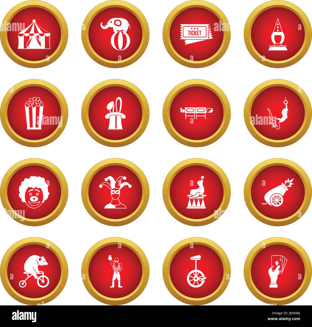 Red pierrot Stock Vector Images - Alamy