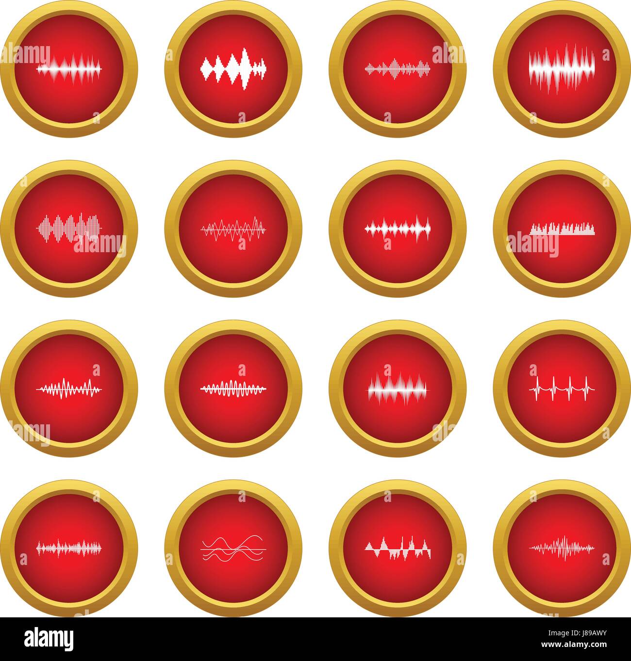 Equalizer frequency icons circle hi-res stock photography and images ...