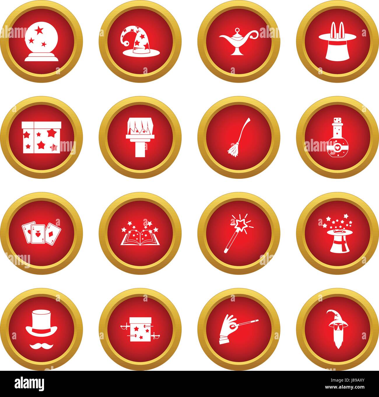 Red magician box Stock Vector Images - Alamy