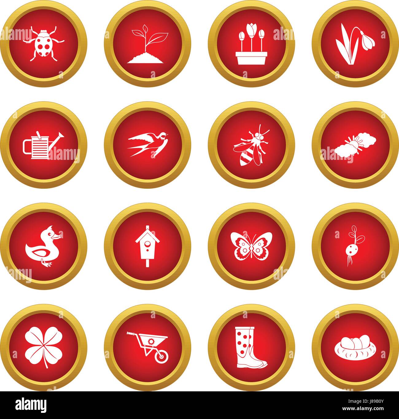 Wasp egg nest Stock Vector Images - Alamy