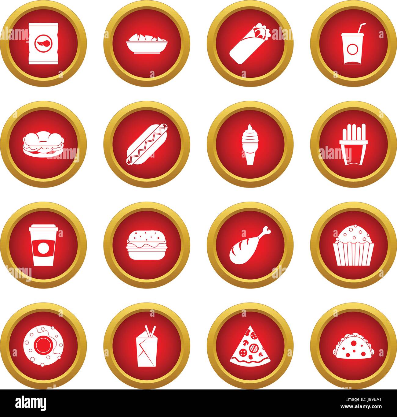 Pizza muffins Stock Vector Images - Alamy