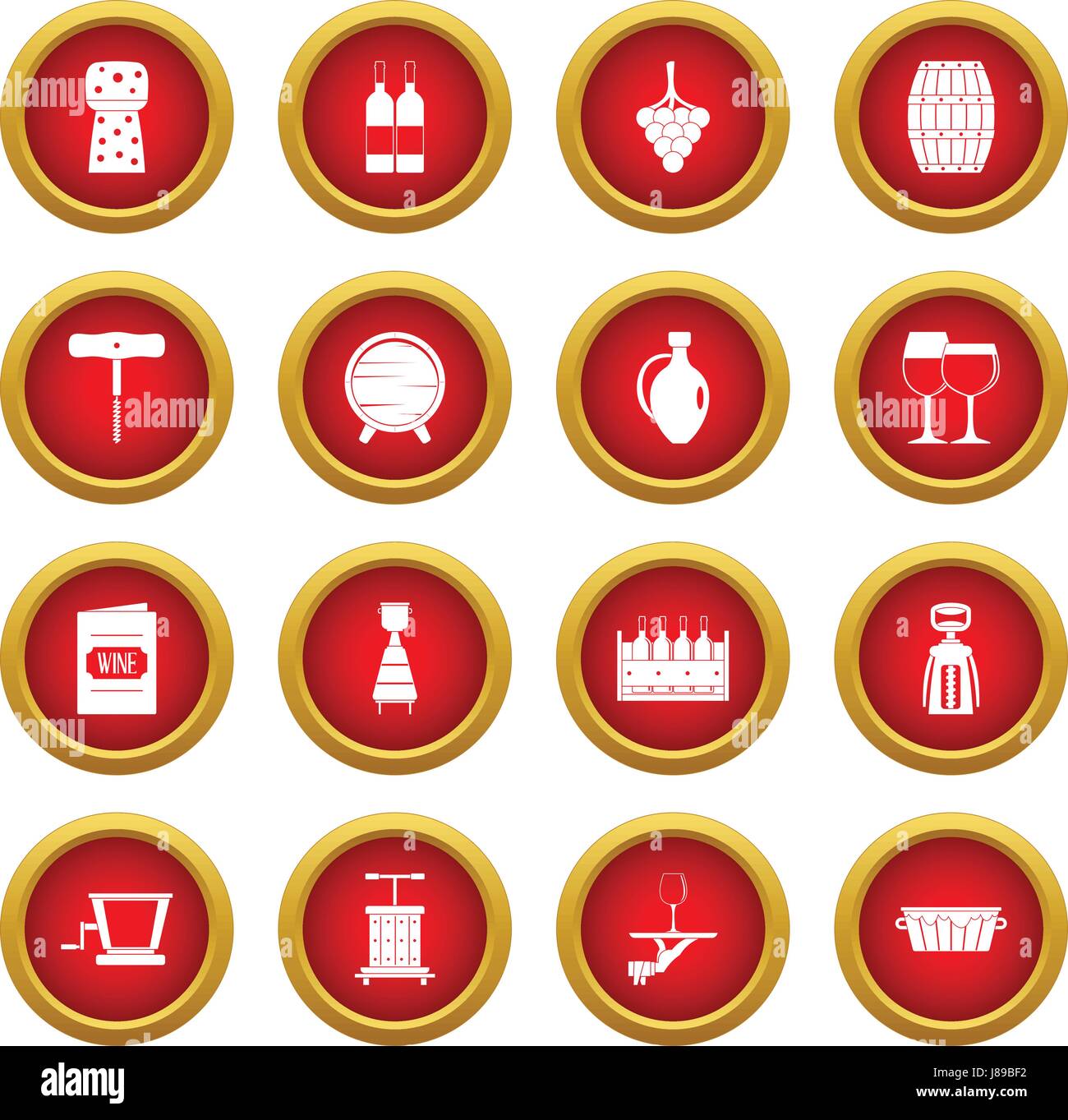 Red circle squeeze hi-res stock photography and images - Alamy