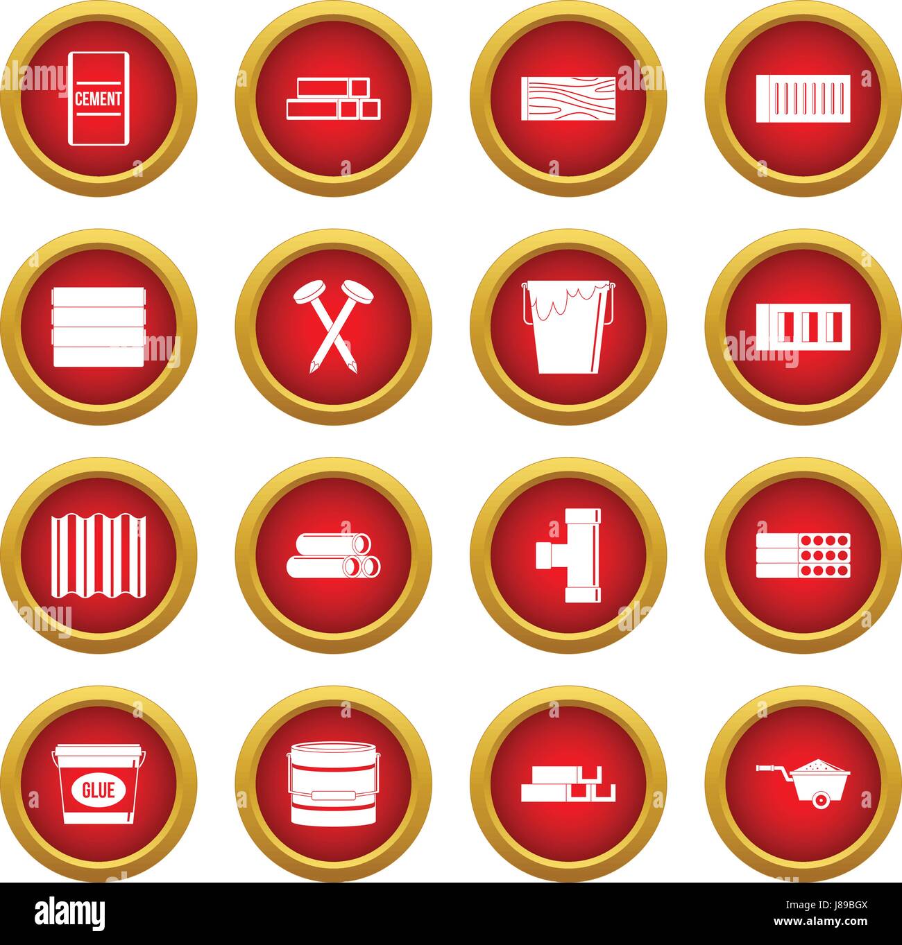 Building materials timber Stock Vector Images - Alamy