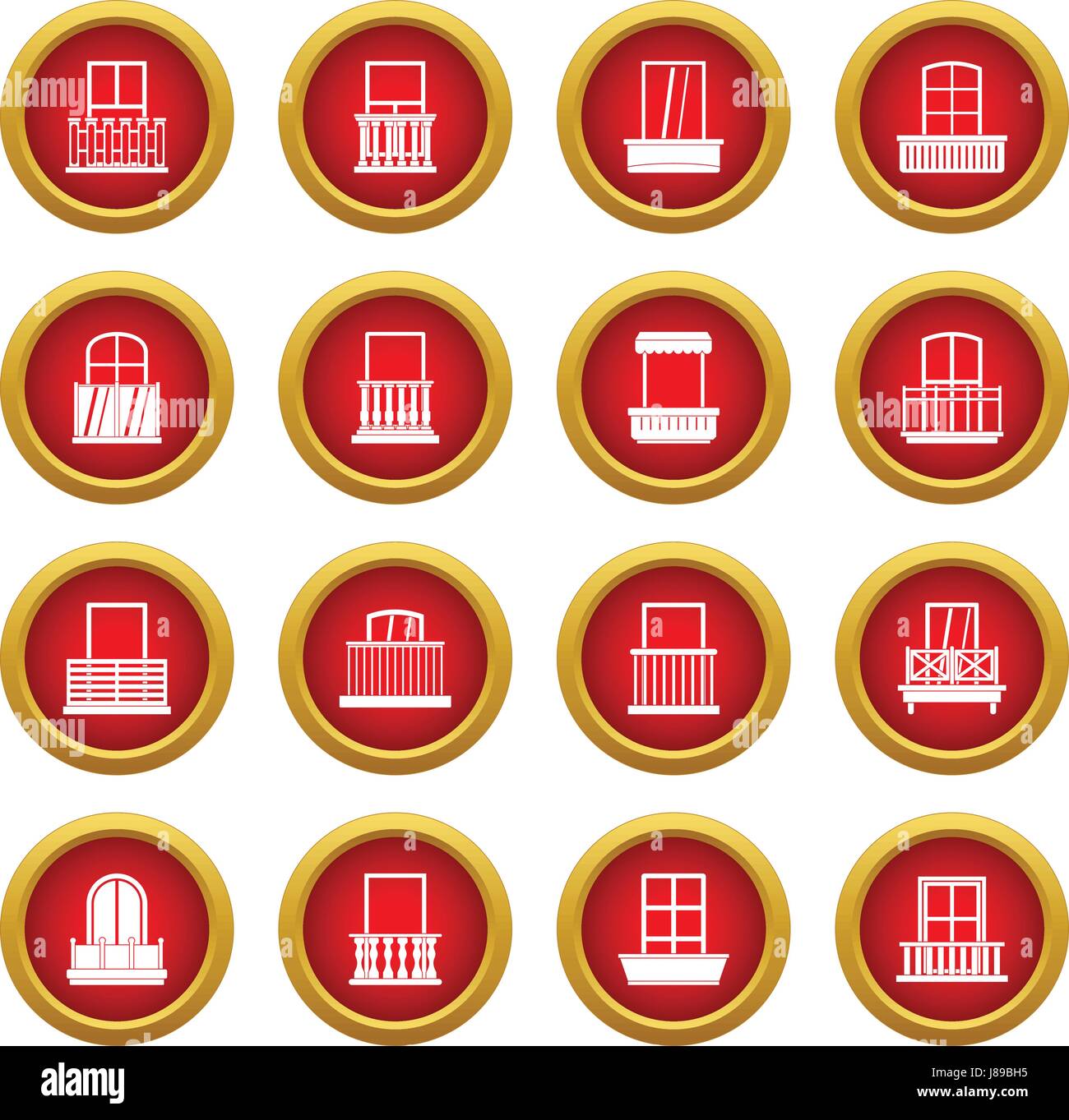 Window forms icon red circle set Stock Vector Image & Art - Alamy
