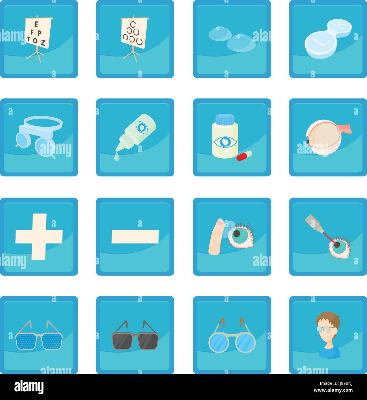 Diopter myopia eye vision Stock Vector Images - Alamy