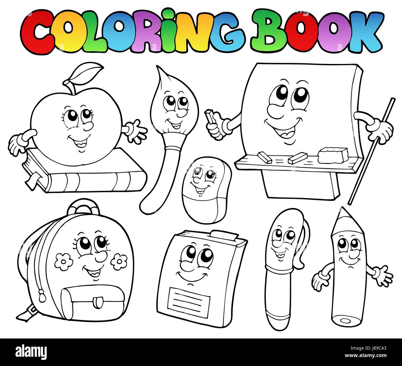 education, colour, paint, painted, colouring, book, school, educational ...
