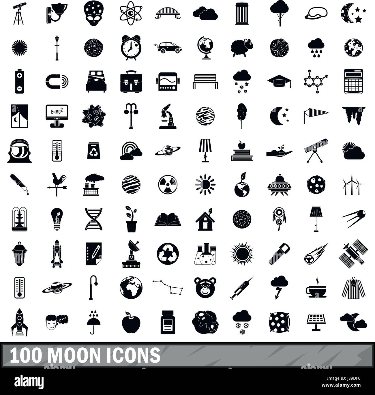 Moon fountain Stock Vector Images - Alamy