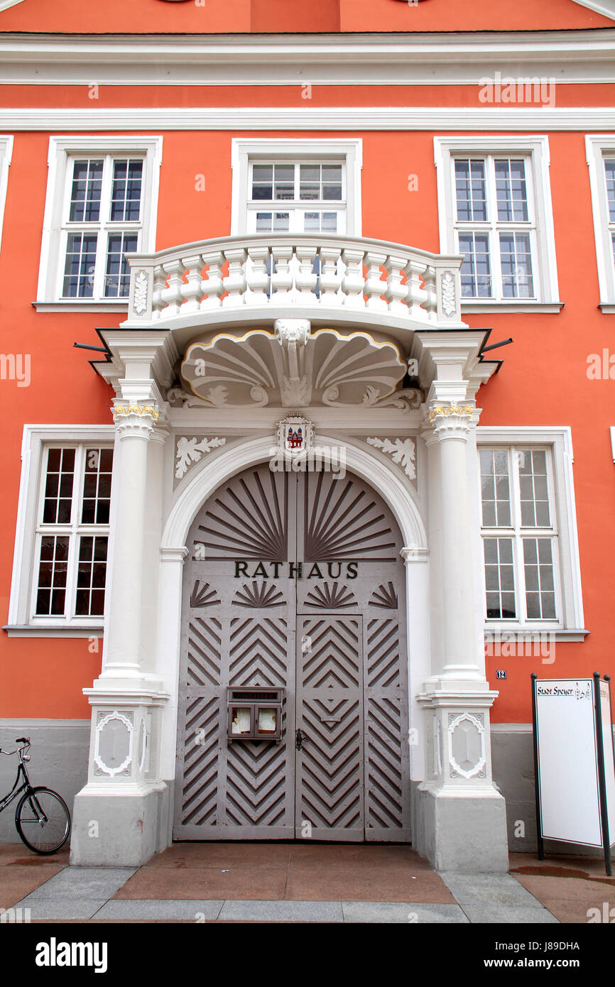 rathaus in speyer in close Stock Photo - Alamy