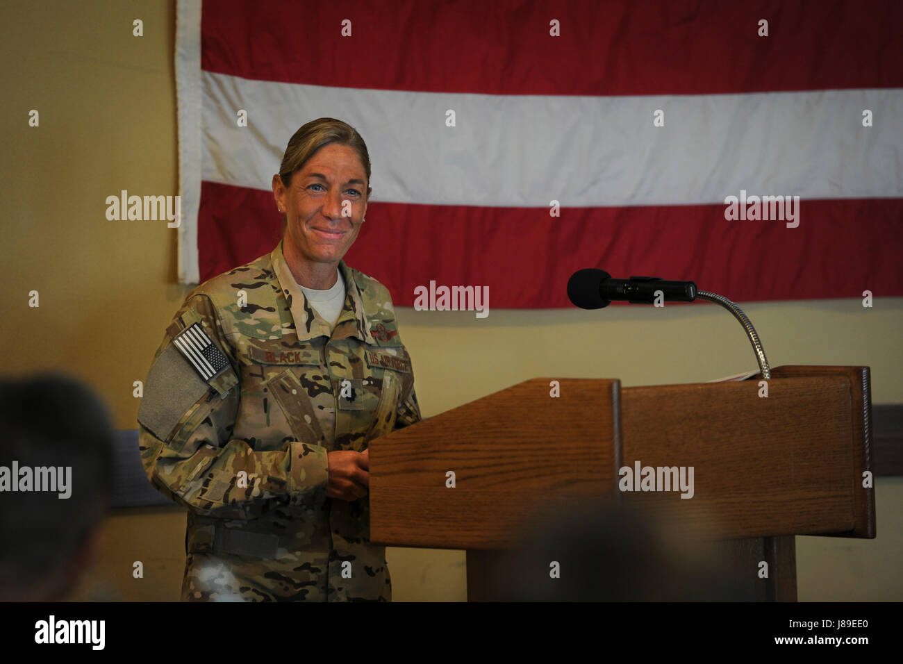 Lt. Col. Allison Black, the commander of the 319th Special Operations ...