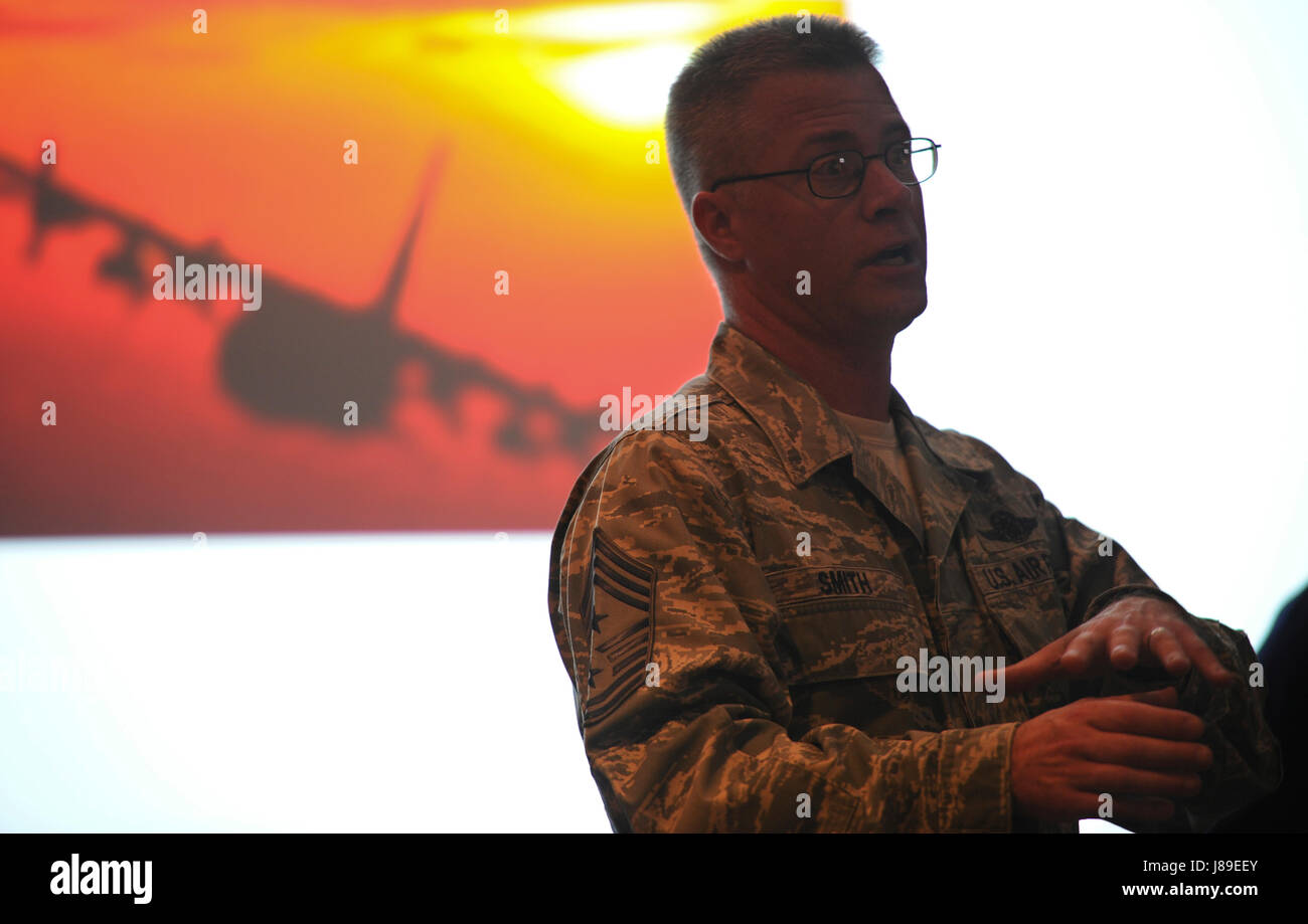 Chief Master Sgt. Gregory Smith, the command chief of Air Force Special ...