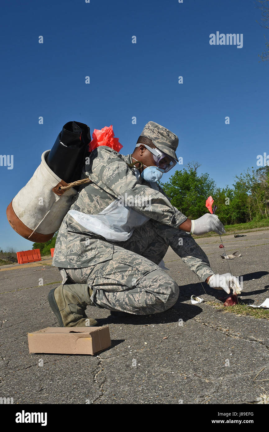Airmen with 159th Force Support Squadron conducted search and recovery ...