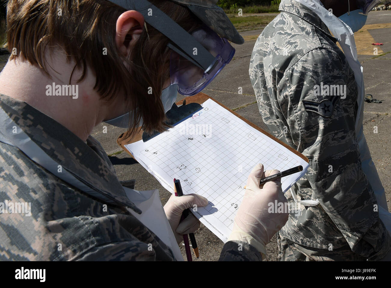 Airmen with 159th Force Support Squadron conducted search and recovery ...