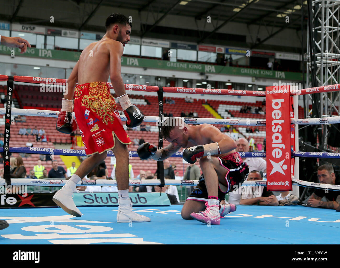 Kyle Yousaf (left) in action agianst Louis Norman during their Super ...