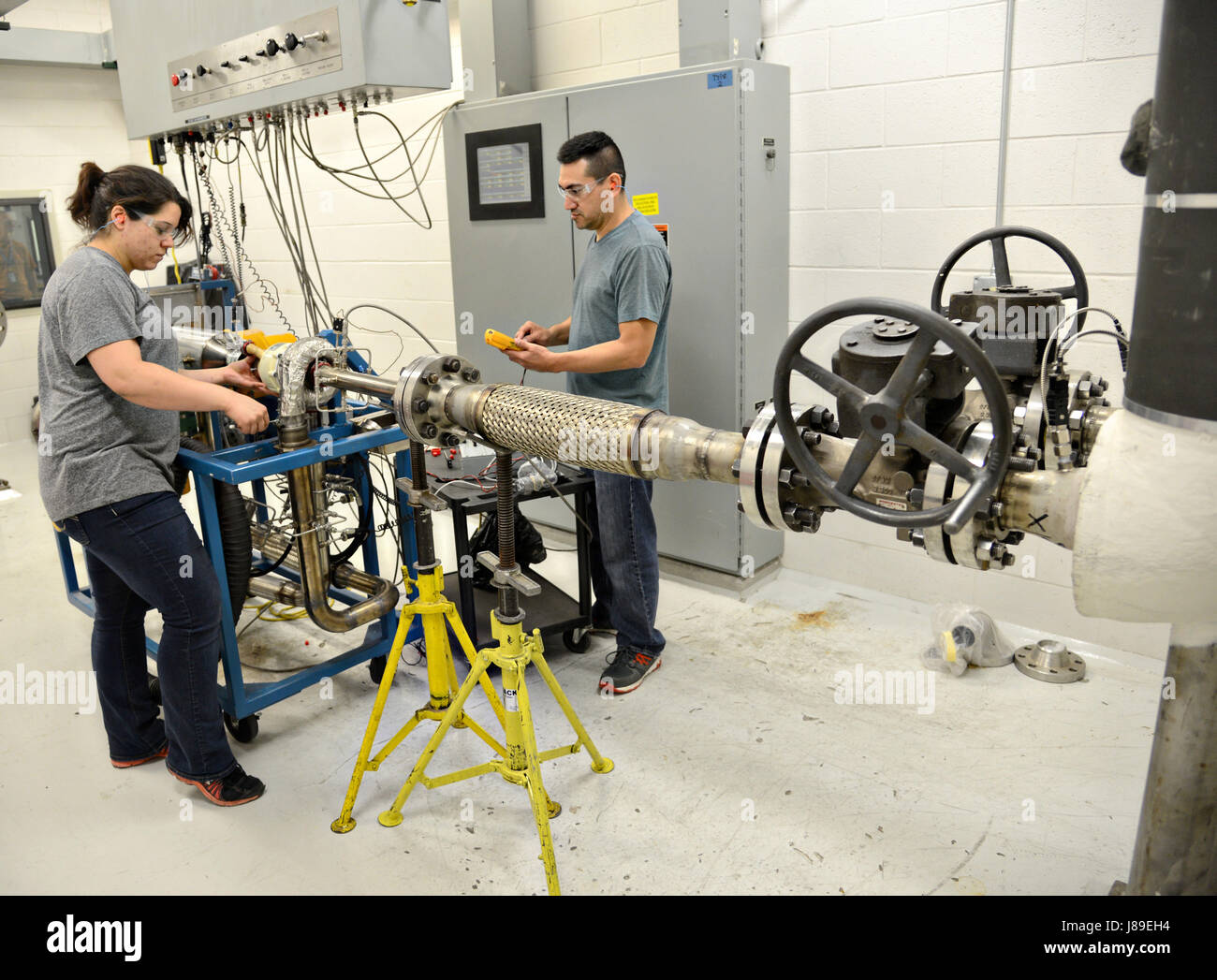 Jordan Piper and Fernando Jacobo, both pneudraulics systems mechanics ...
