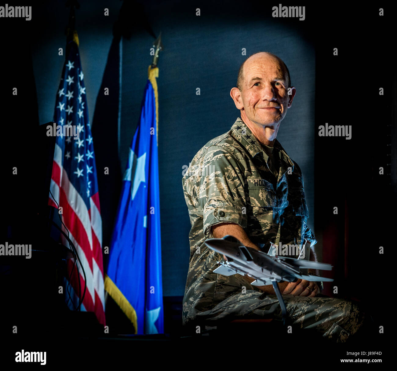 Gen. James M. "Mike" Holmes, Commander, Air Combat Command in his ...