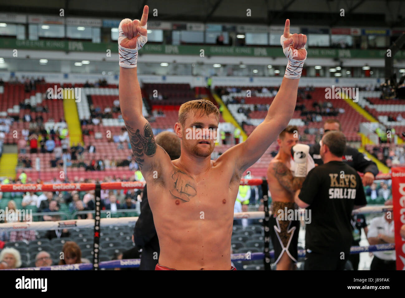 Commonwealth super featherweight championship bramall lane hi-res stock ...