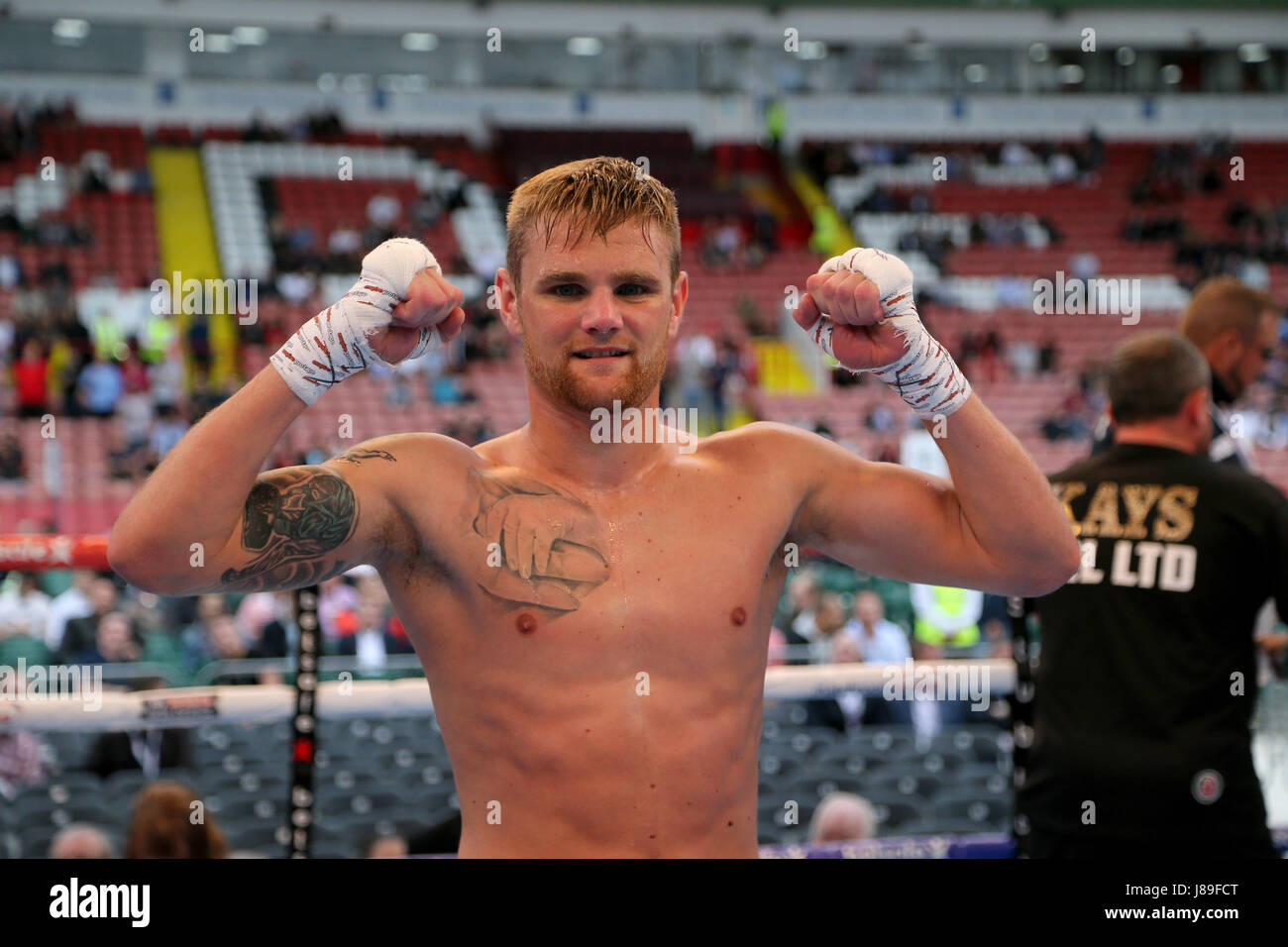 Commonwealth super featherweight championship bramall lane hi-res stock ...