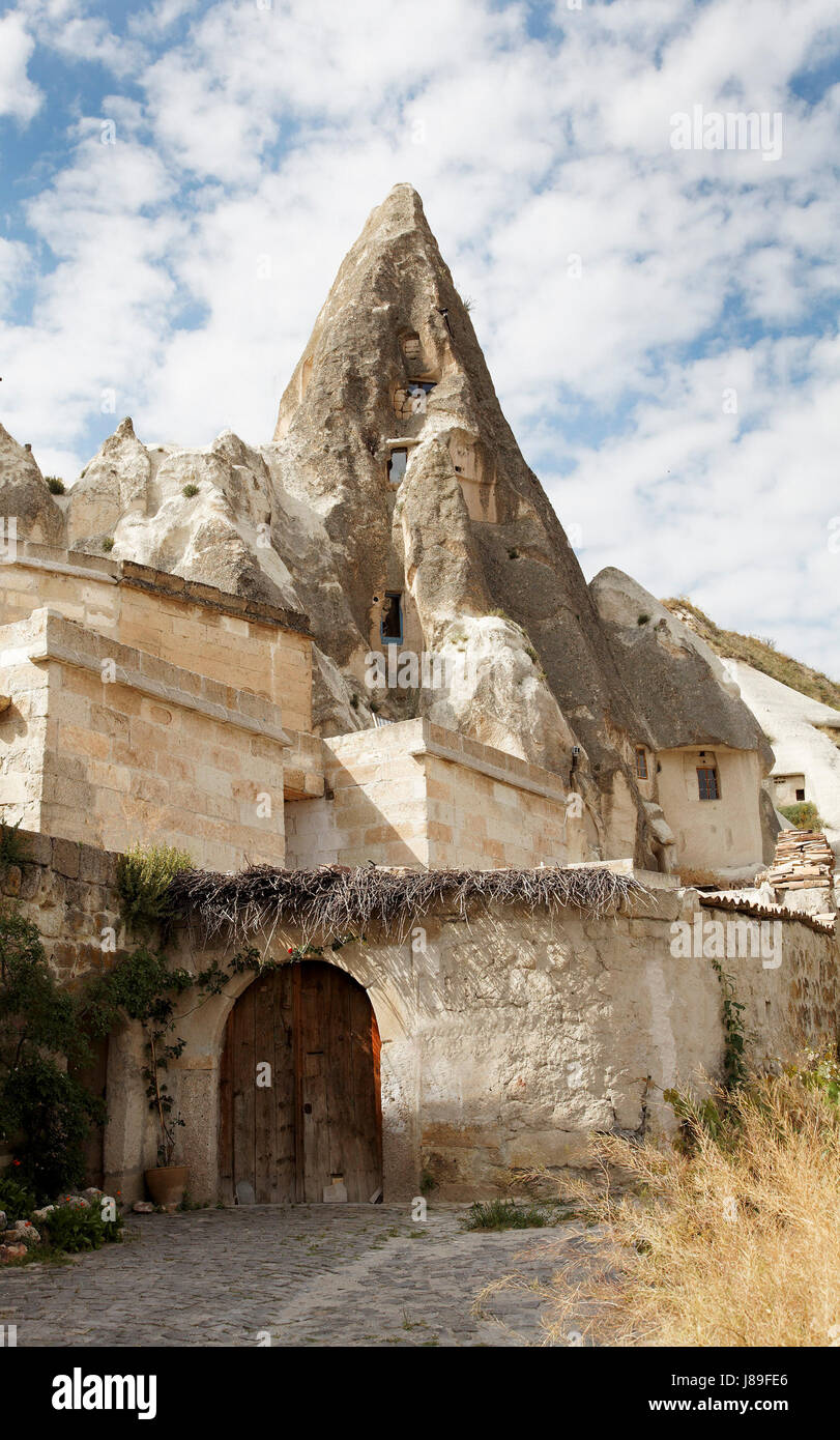 house, building, turkey, residence, home, turkey, caves, limestone ...