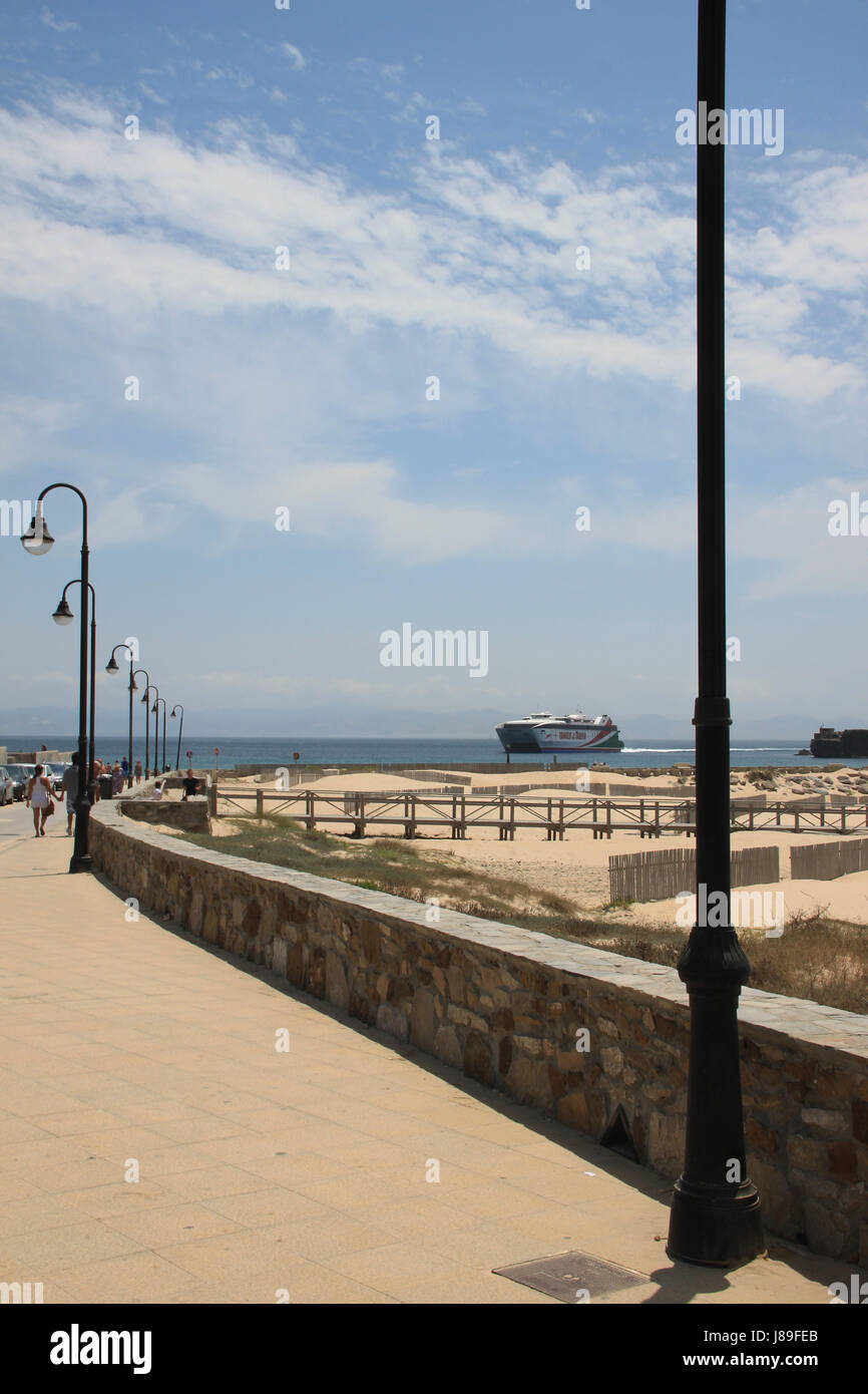 at the port of tarifa Stock Photo - Alamy